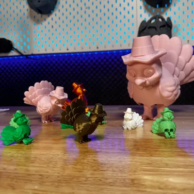 Thanksgiving Turkey by Plastic3D MakerWorld: Download Free 3D Models