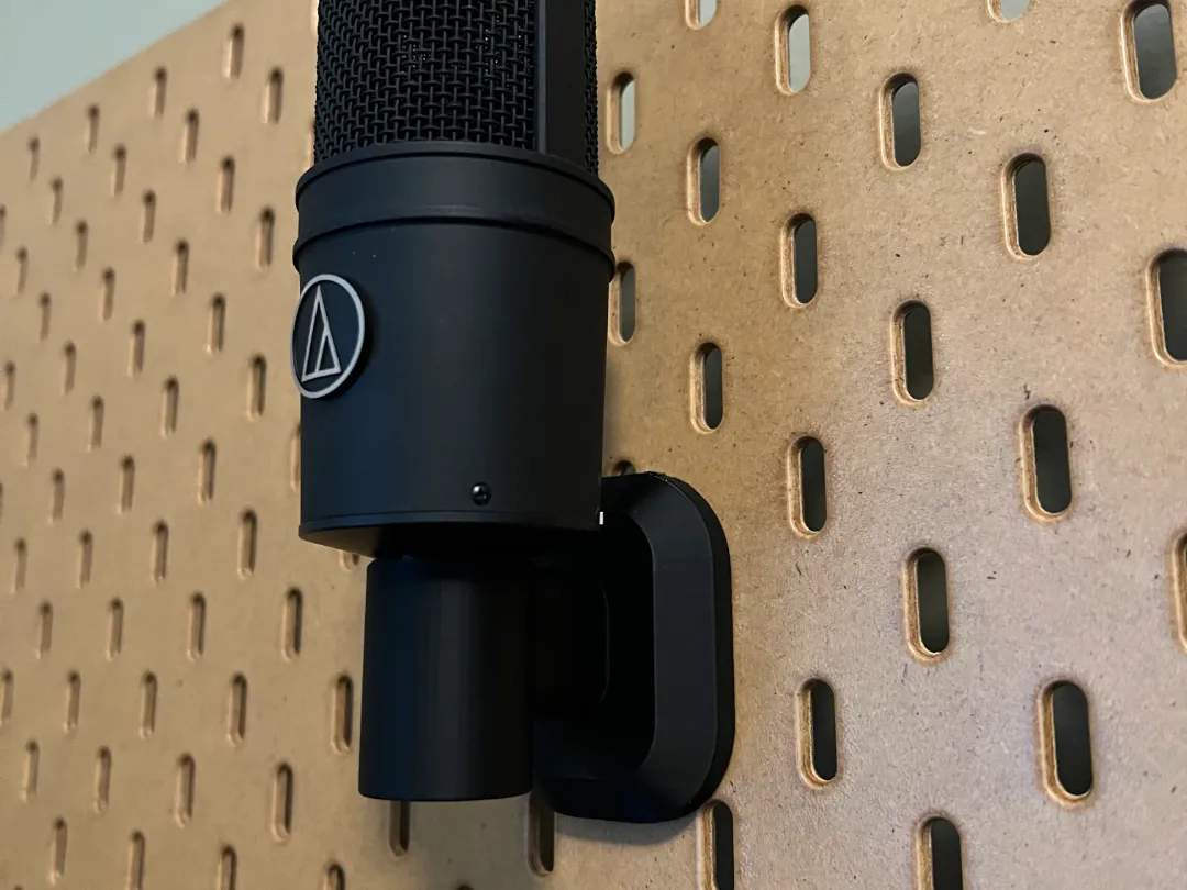 Ikea Skadis AT4033A Microphone Mount - Free 3D Print Model - MakerWorld