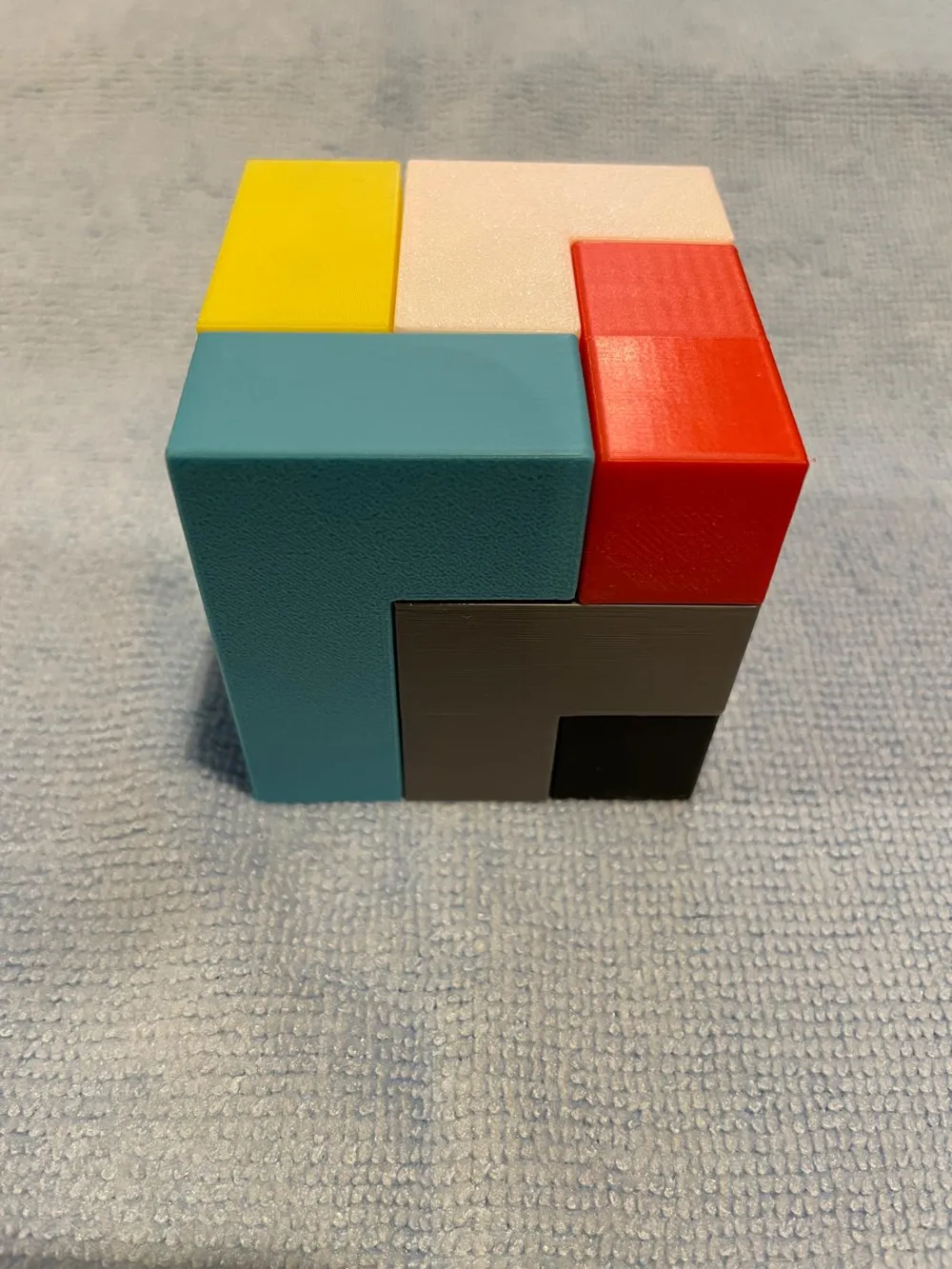 Cube Puzzle 3 x 3 - 6 Piece by Soomoogoo MakerWorld: Download Free 3D ...