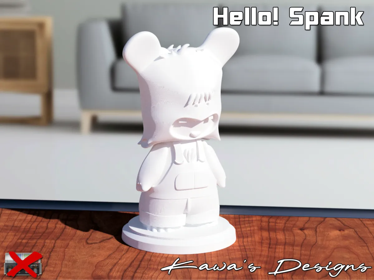 Hello! Spank - Free 3D Print Model - MakerWorld