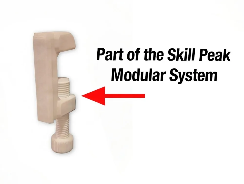 Skill Peak - Horizontal Hub (Table and Shelf Hub) - Free 3D Print Model ...