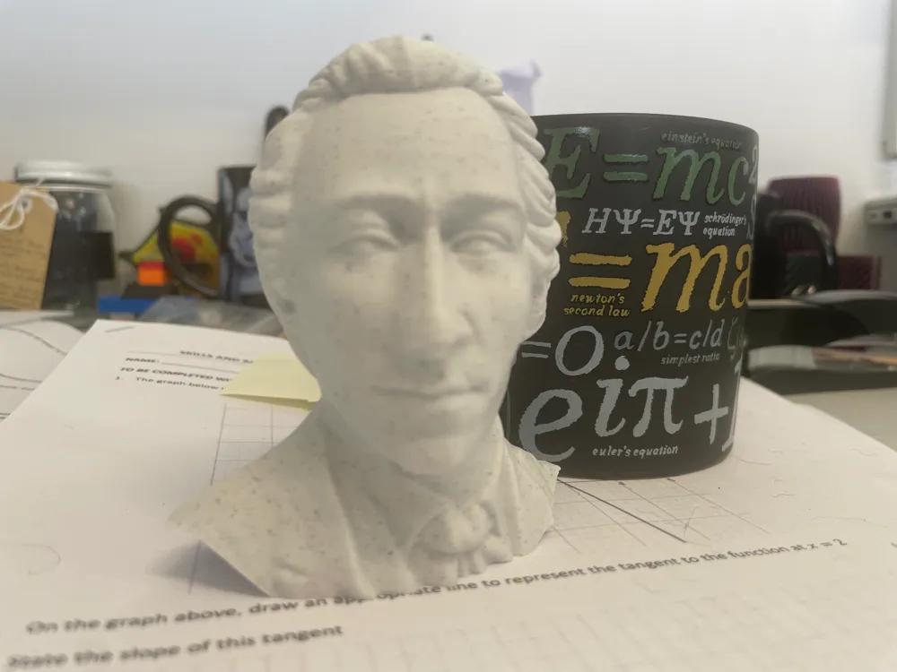 Leonhard Euler Bust by Markharris1989 - MakerWorld