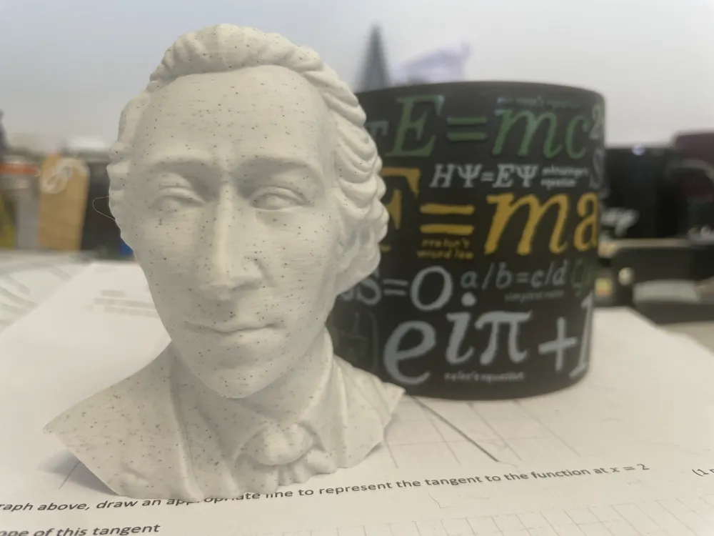 Leonhard Euler Bust by Markharris1989 MakerWorld: Download Free 3D Models