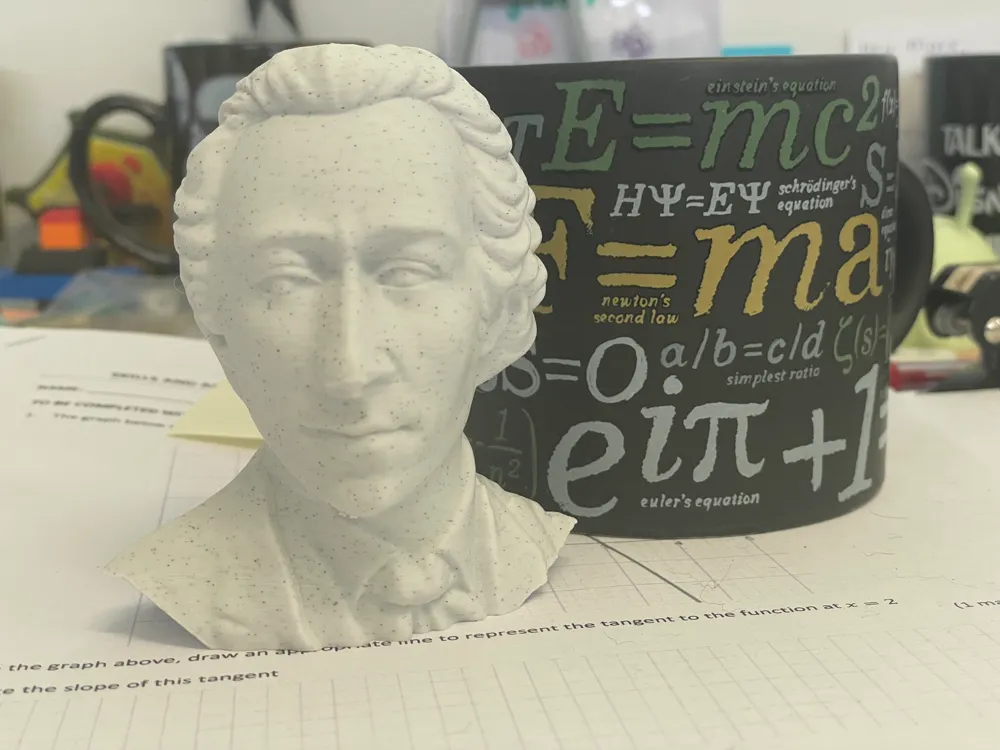 Leonhard Euler Bust by Markharris1989 MakerWorld: Download Free 3D Models