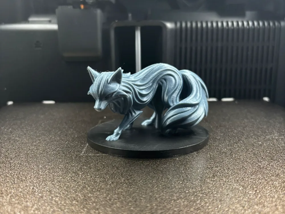 "Flowing Spirit - The Silk Fox" - Free 3D Print Model - MakerWorld