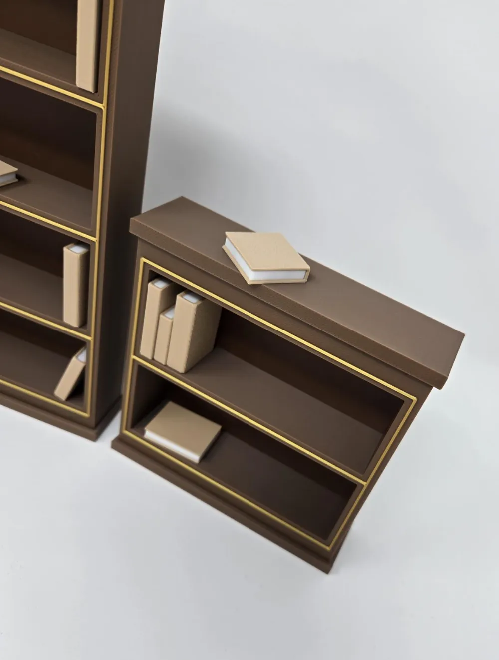 Miniature Bookcase Set by WhispersofLiterati MakerWorld: Download Free ...