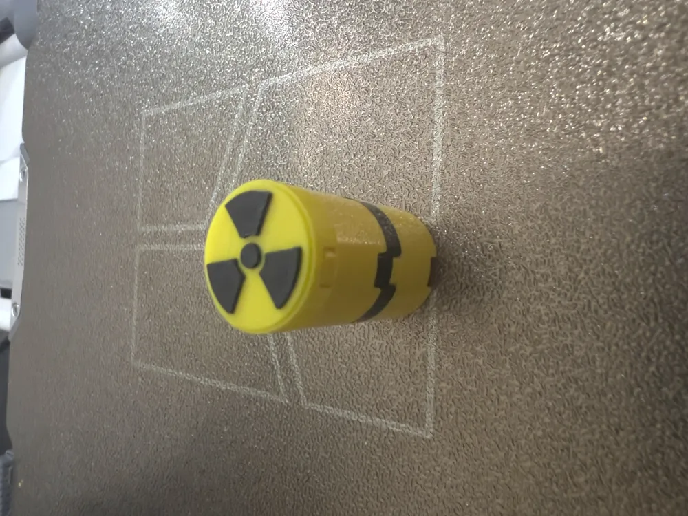 2x2 Round Nuclear Tile - Free 3D Print Model - MakerWorld
