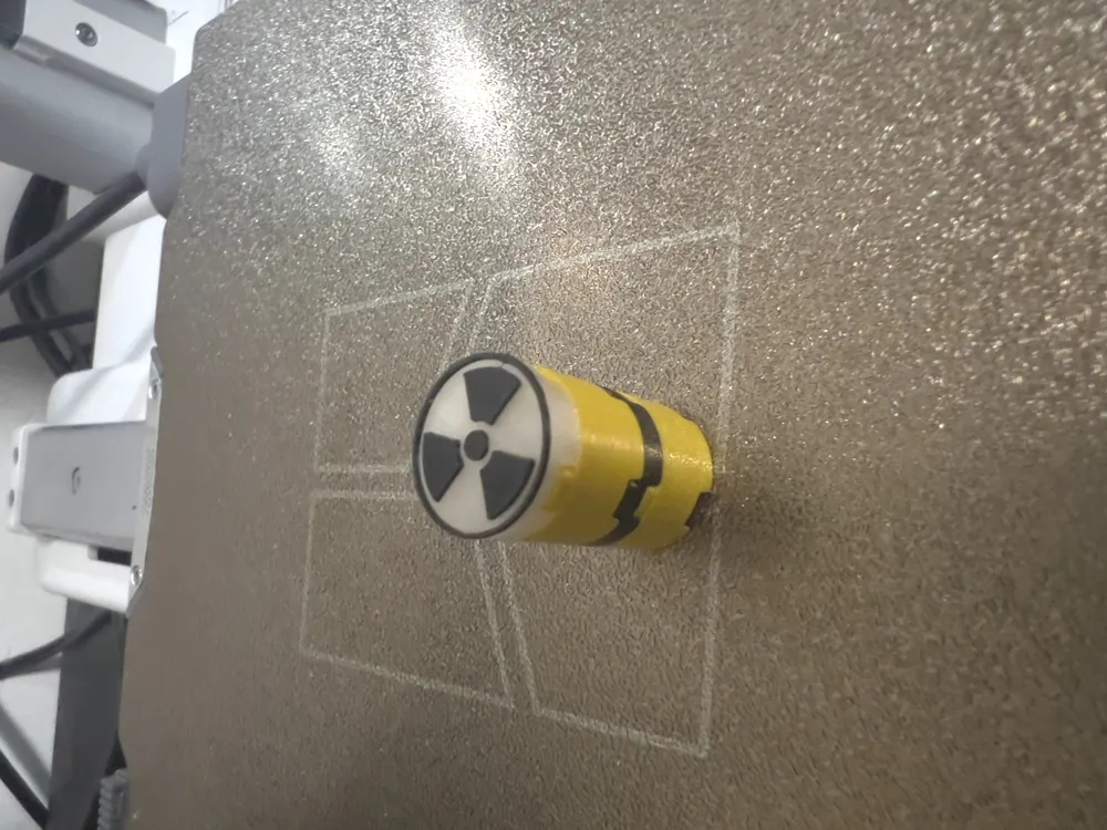 2x2 Round Nuclear Tile - Free 3D Print Model - MakerWorld