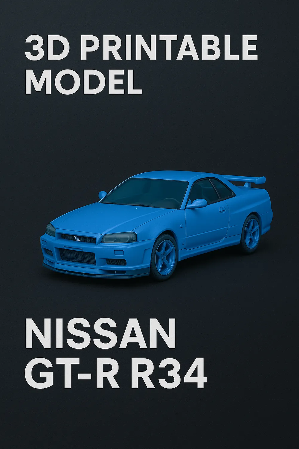 Nissan GTR R34 by Mxz-11 MakerWorld: Download Free 3D Models