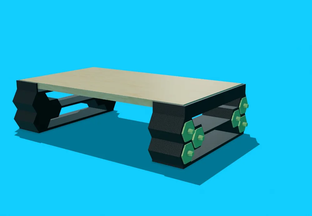 Monitor risers with drawers by Marlon Delgado - MakerWorld