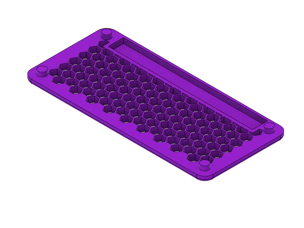 Raspberry Pi Zero H slim insulating bottom cover - Free 3D Print Model ...