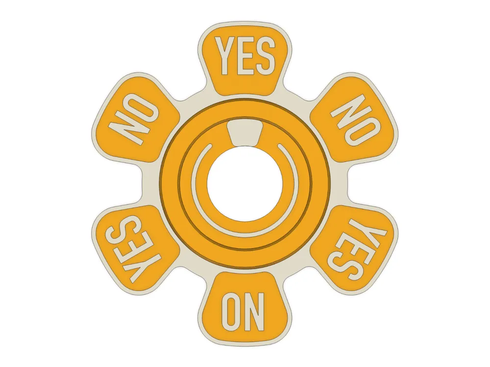 ADKS - Yes/No Fidget Toy by Adarkstudio - MakerWorld