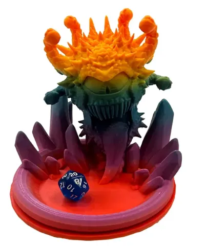 Beholder Dice tower by Lisa H MakerWorld: Download Free 3D Models