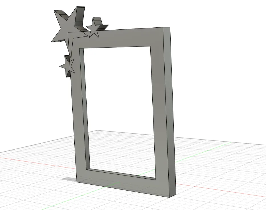 Star/Cloud Picture Frame by PrintOne Maker - MakerWorld