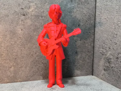 George Harrison - Beatles - Sgt. Pepper - Cartoon – Kostenloses 3D ...