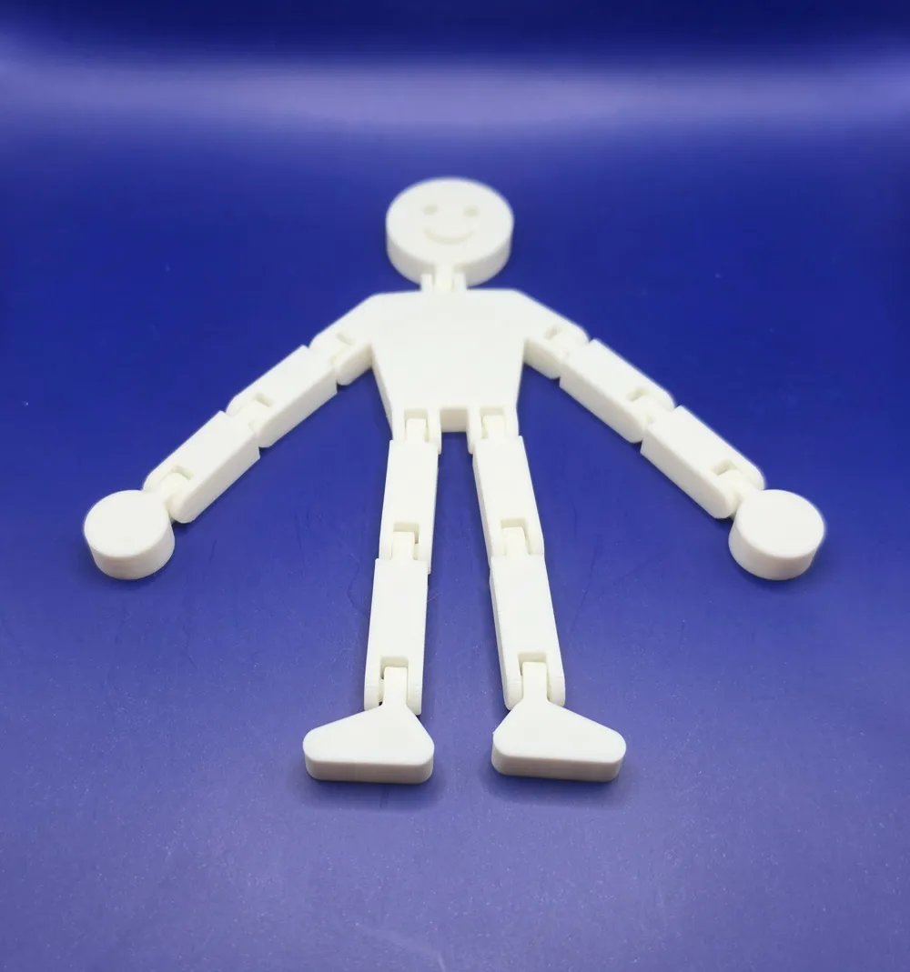 Flexible Stickman Model – Fun Desk Toy / Fidget - Free 3D Print Model ...