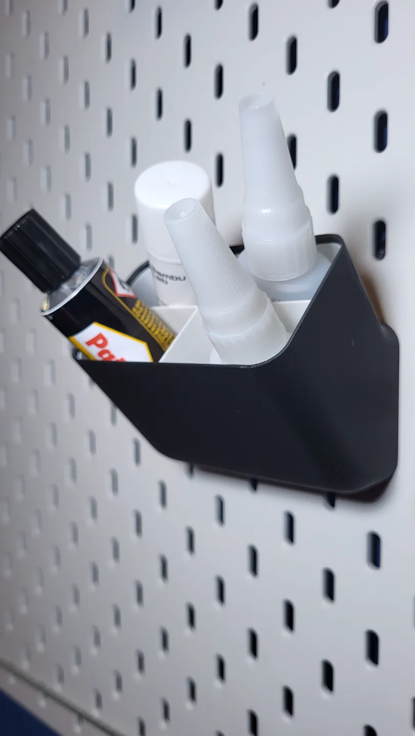 45 degrees Pegboard Box H60xW100 L20-60 by Art Design. 3D - MakerWorld