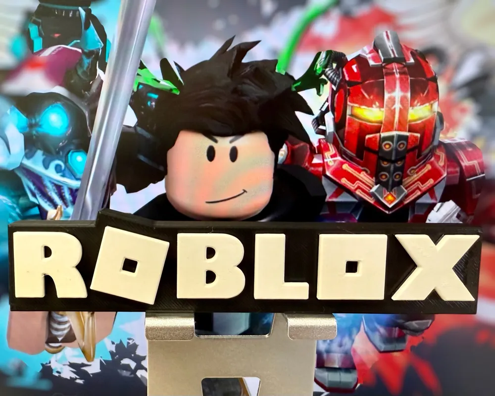 Roblox-inspired Display Stand - Free 3D Print Model - MakerWorld