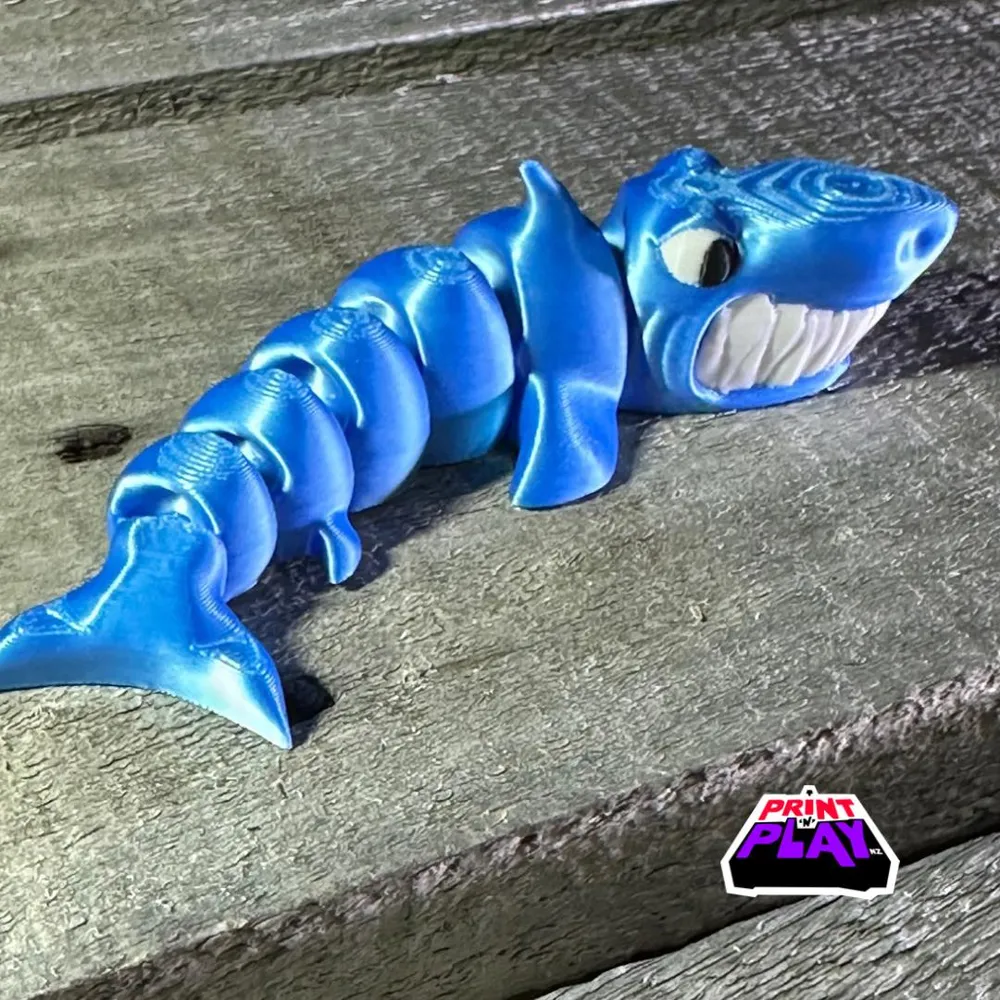 Steven The Flexi Shark by Print N Play MakerWorld: Download Free 3D Models