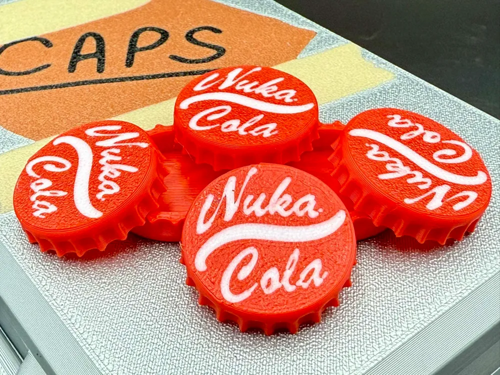 Realistic Nuka Cola Bottle Cap (from Fallout) by Faran3D MakerWorld ...