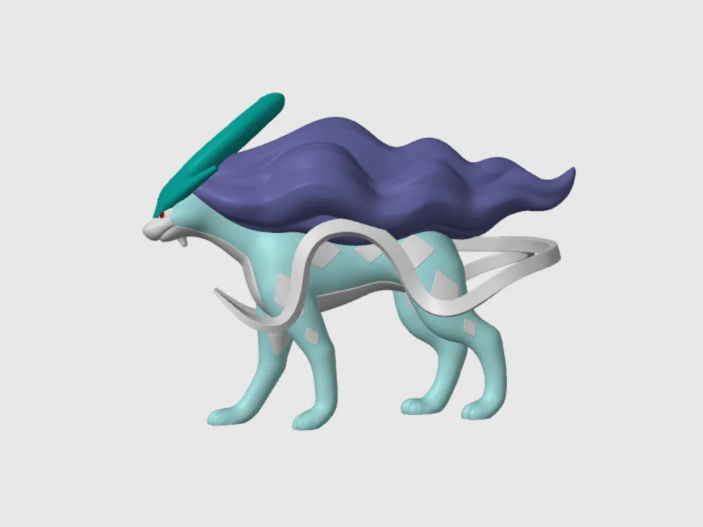 Suicune Multicolor by entroisdimensions_figurine MakerWorld: Download ...