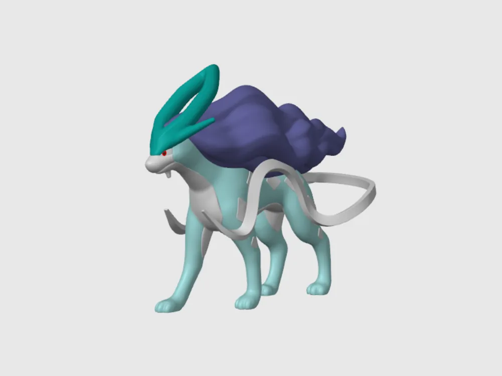 Suicune Multicolor by entroisdimensions_figurine MakerWorld: Download ...