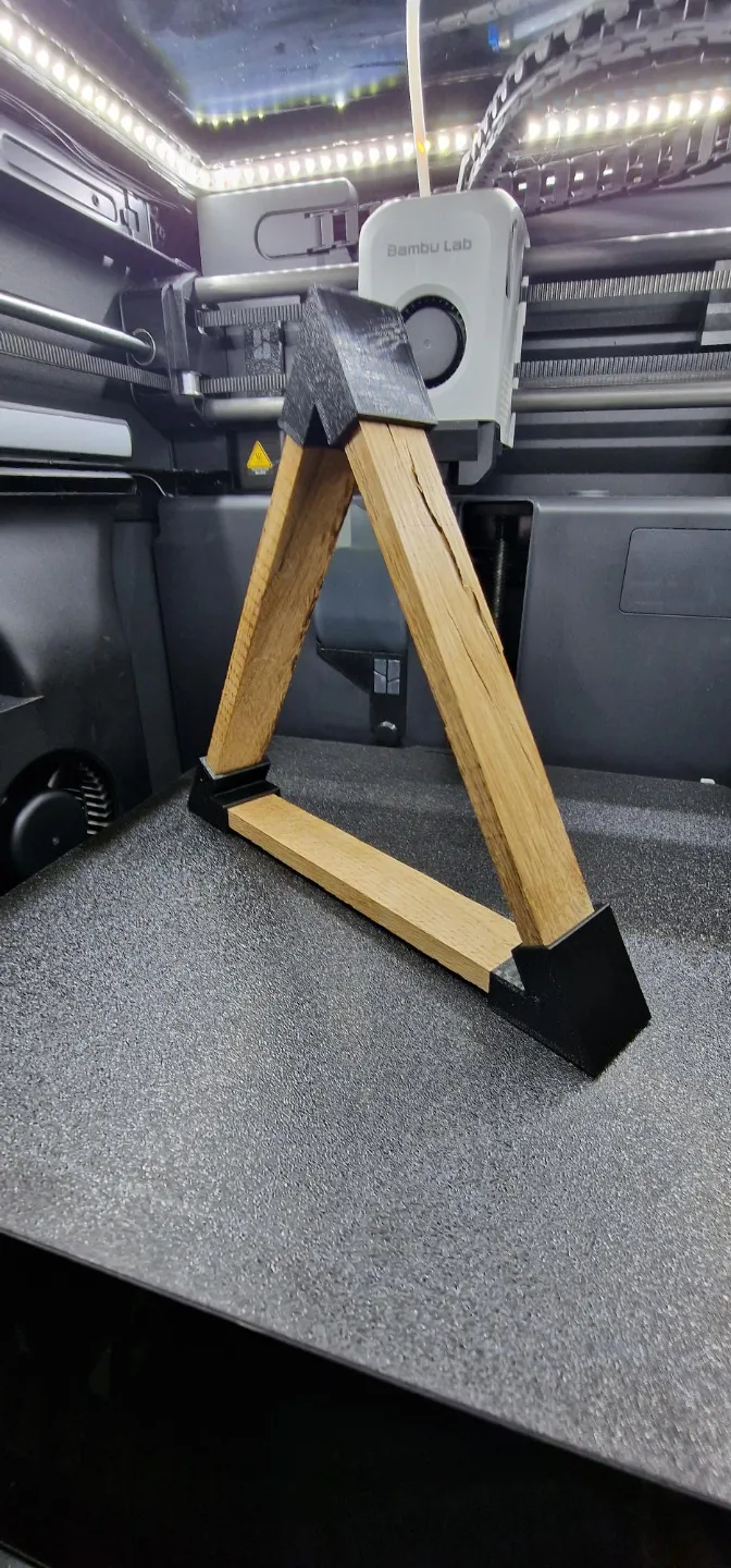 Wooden Block Triangle - Vertical - Free 3D Print Model - MakerWorld