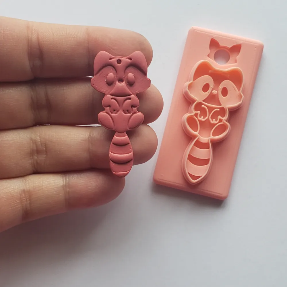 The Pudgy Art Bandit Style Raccoon Clay Cutter by The Pudgy Art Bandit ...