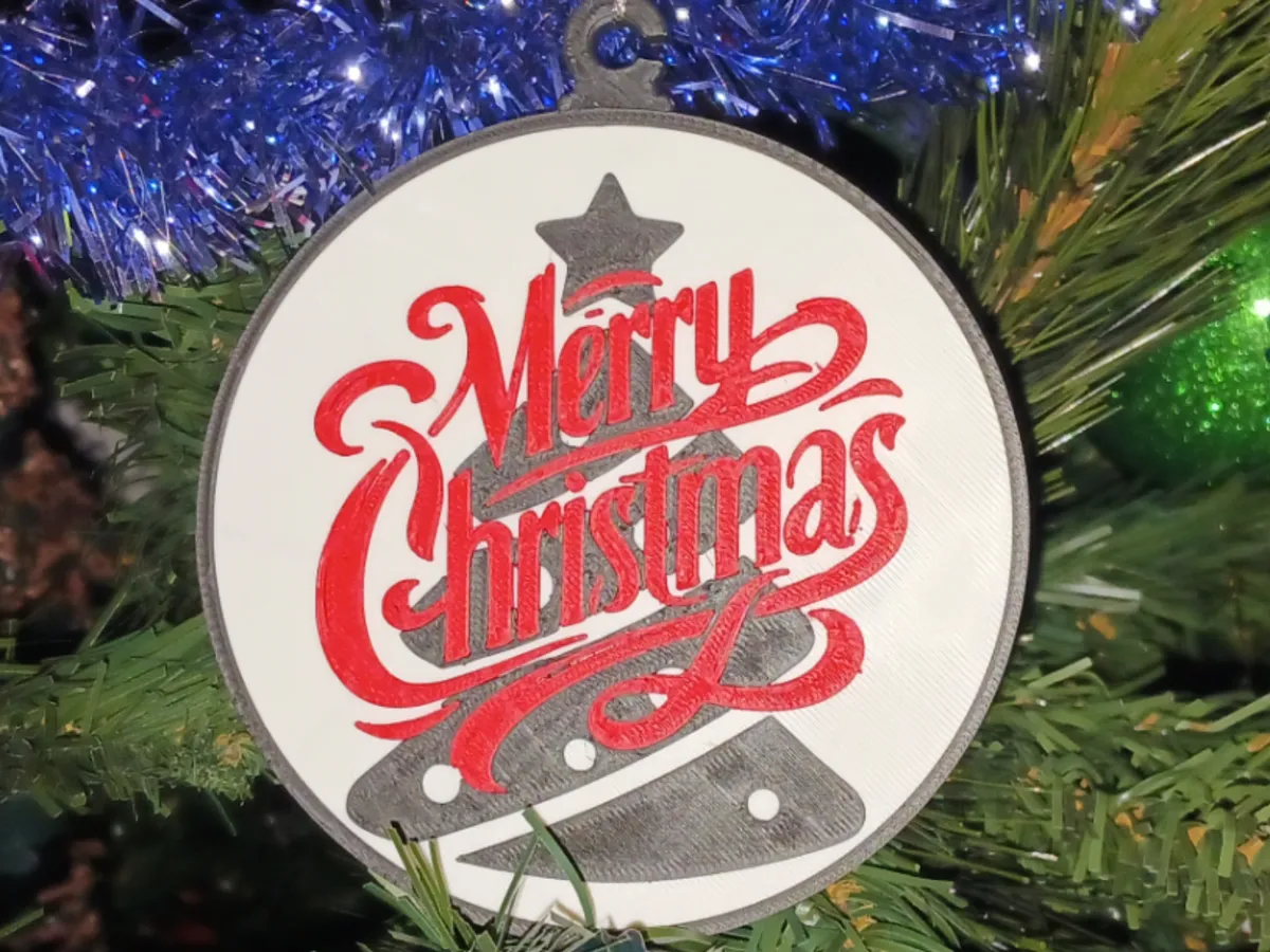 Simple Christmas Ornament - Free 3D Print Model - MakerWorld