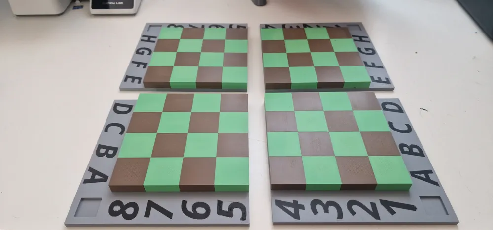 Minecraft Chess Set (magnetic) by Christian MakerWorld: Download Free ...