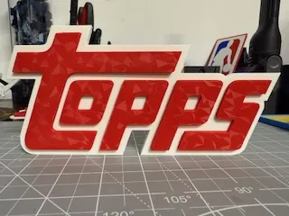 Topps Logo - Free 3D Print Model - MakerWorld