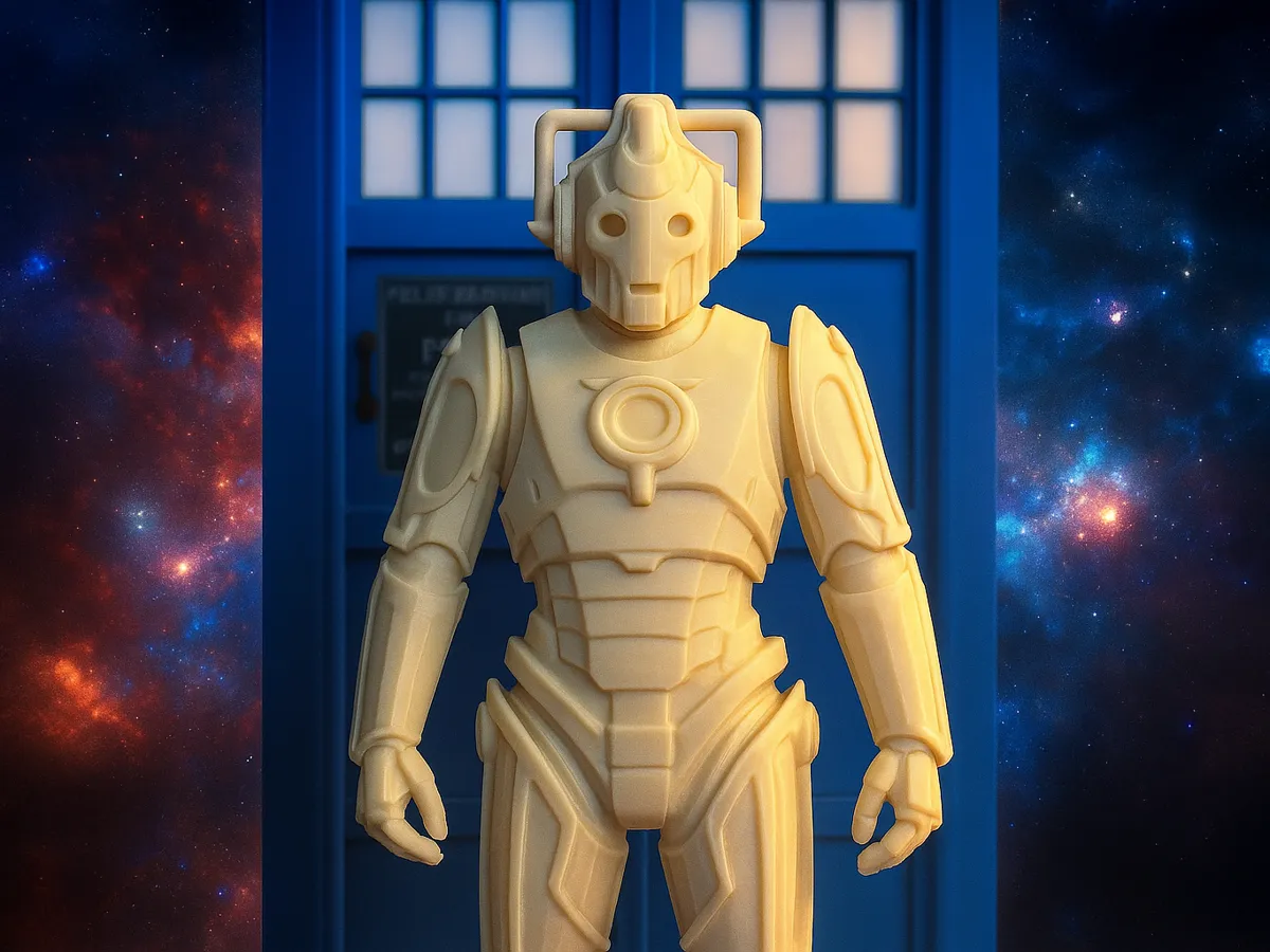 Cyberman Figure – 1:10 Scale - Free 3D Print Model - MakerWorld