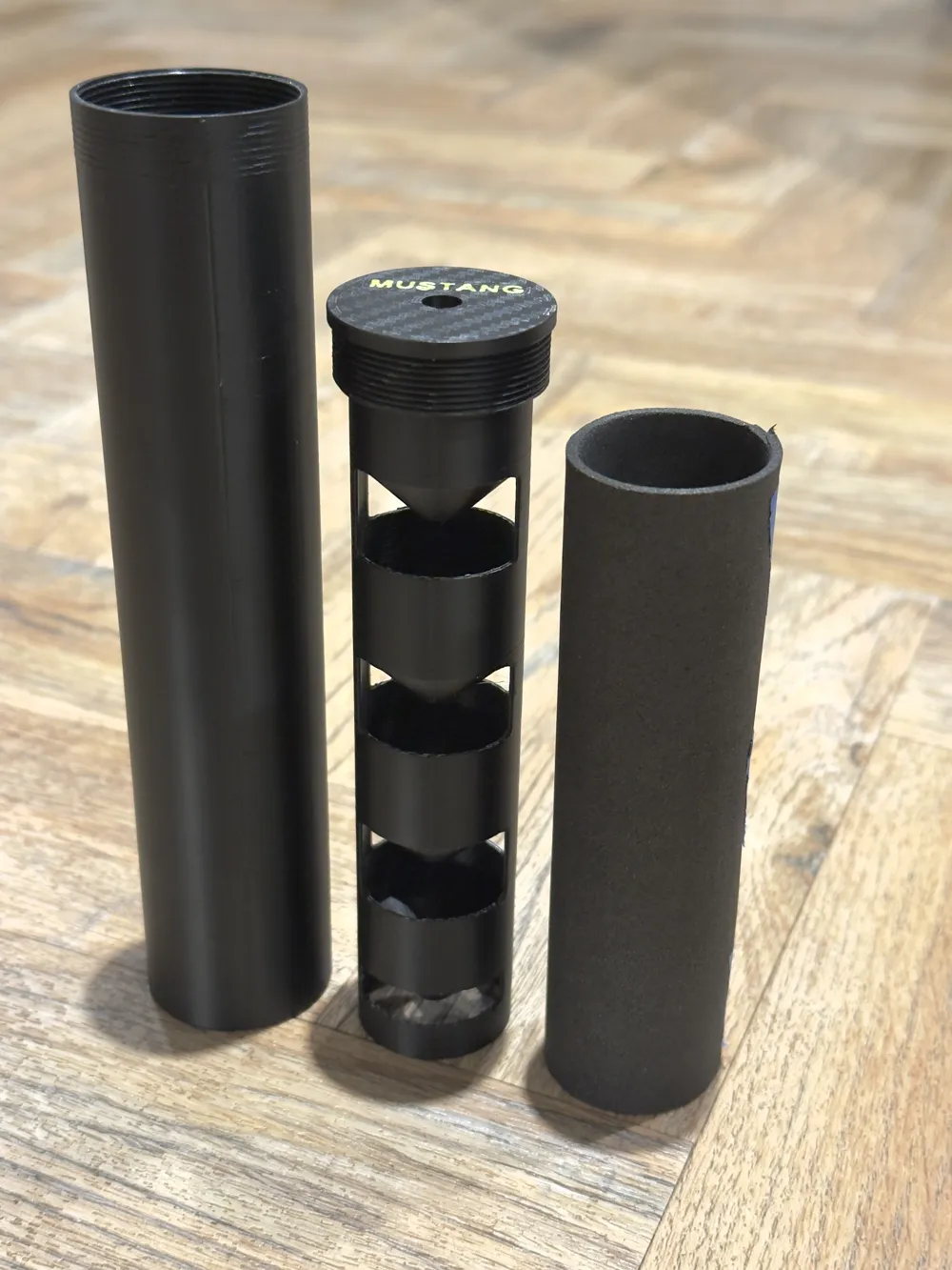 Airsoft Air rifle suppressor with Baffles 1/2" UNF - Free 3D Print ...