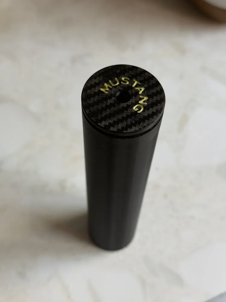 Airsoft Air rifle suppressor with Baffles 1/2" UNF - Free 3D Print ...