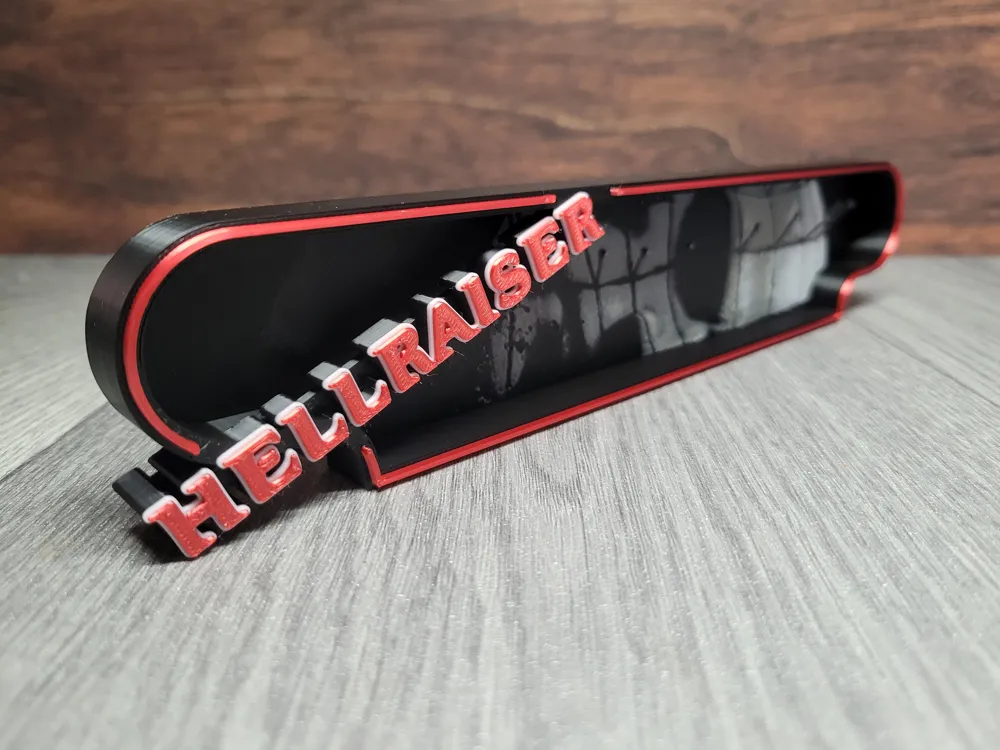 Hellraiser movie logo sign - Free 3D Print Model - MakerWorld