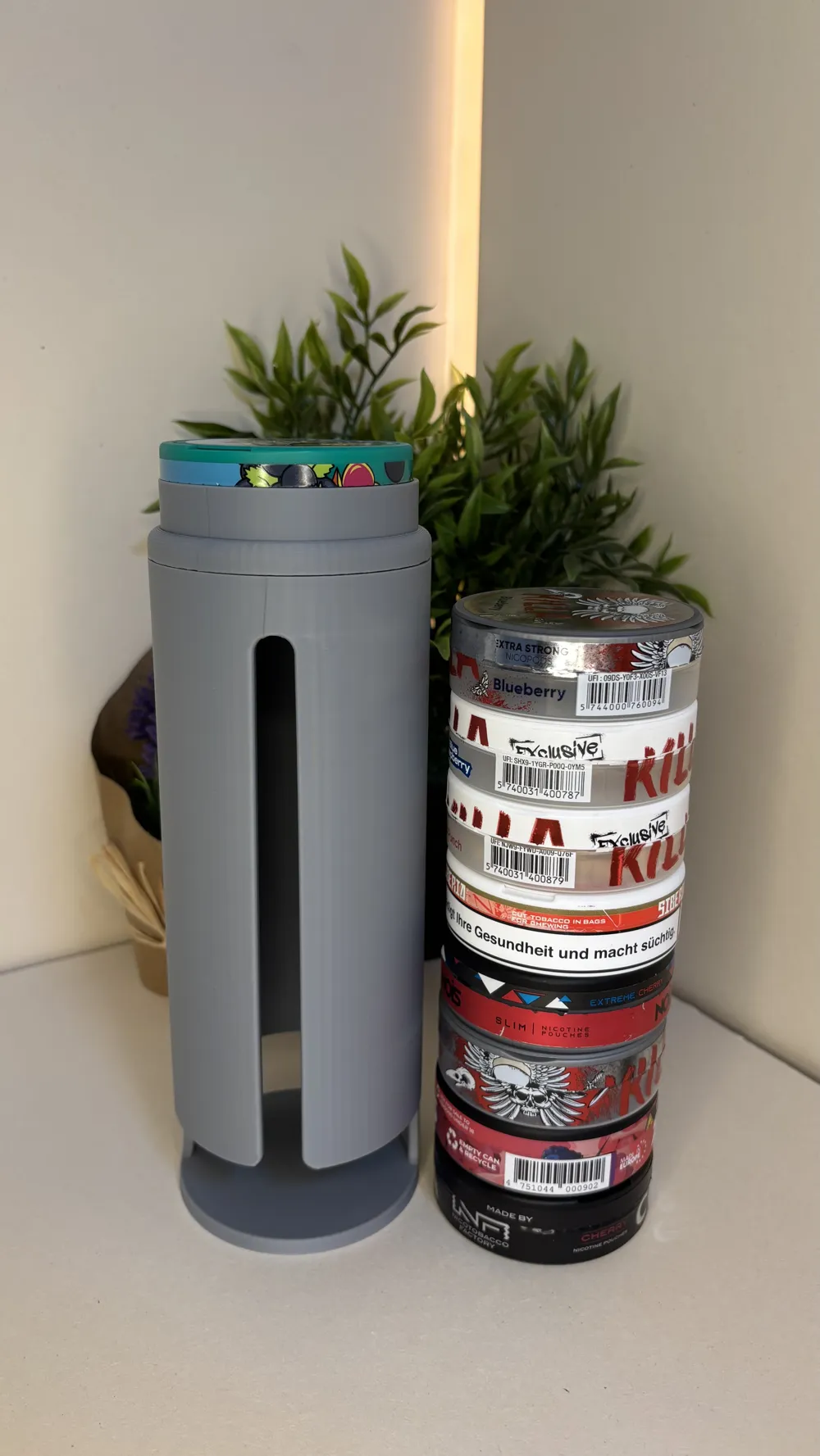 Snus Holder for 8+1 cans by PurePrintDE MakerWorld: Download Free 3D Models