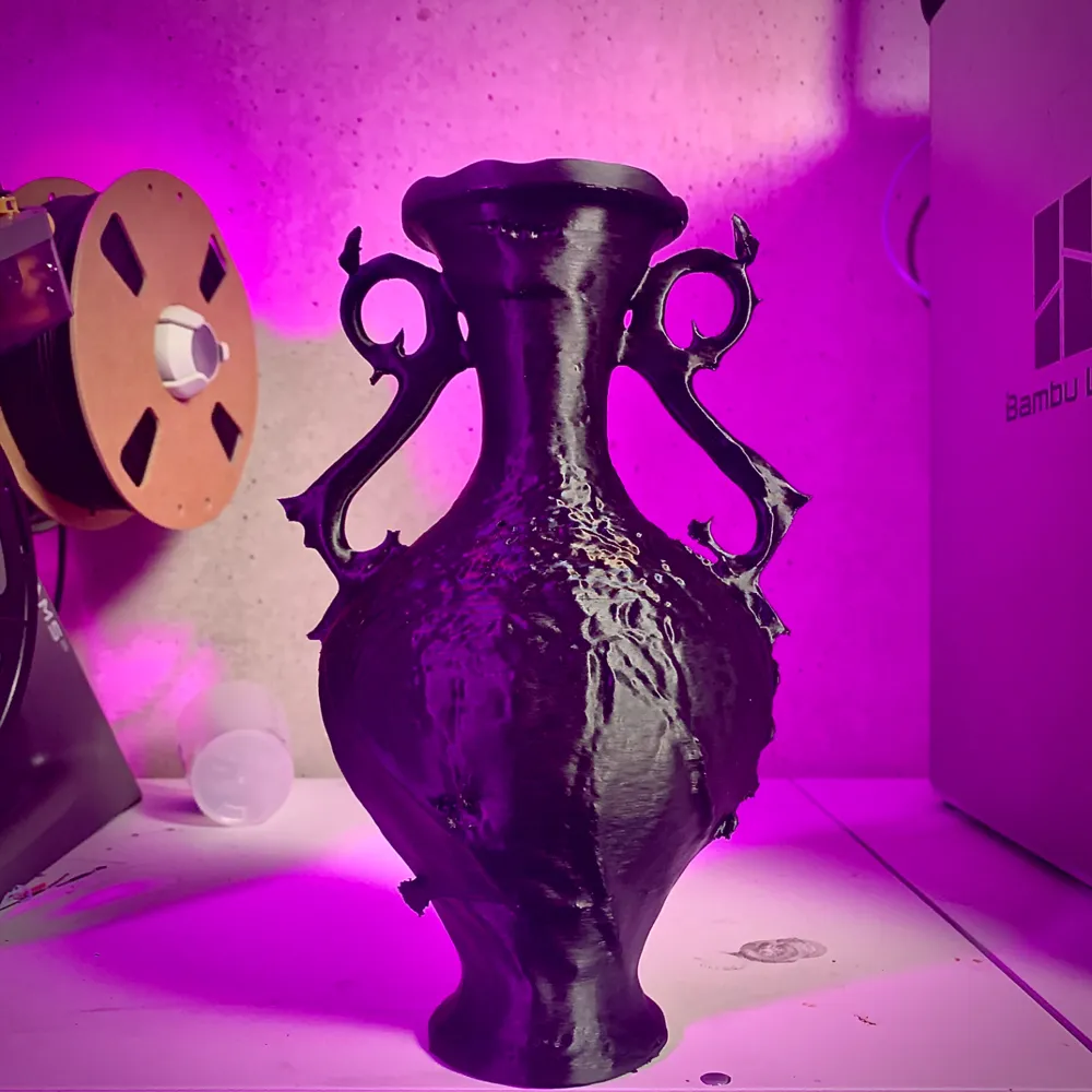 Forest Gothic Vase - Free 3D Print Model - MakerWorld