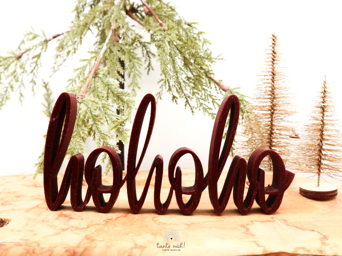 Letras 3D «hohoho» – Decoración navideña por Katrin MakerWorld ...
