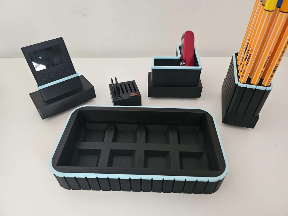 Modular Desktop Organizer by noahsleepy - MakerWorld