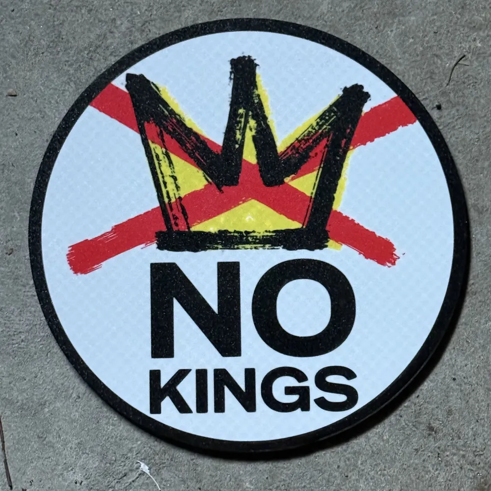 Large No Kings round sign - Free 3D Print Model - MakerWorld