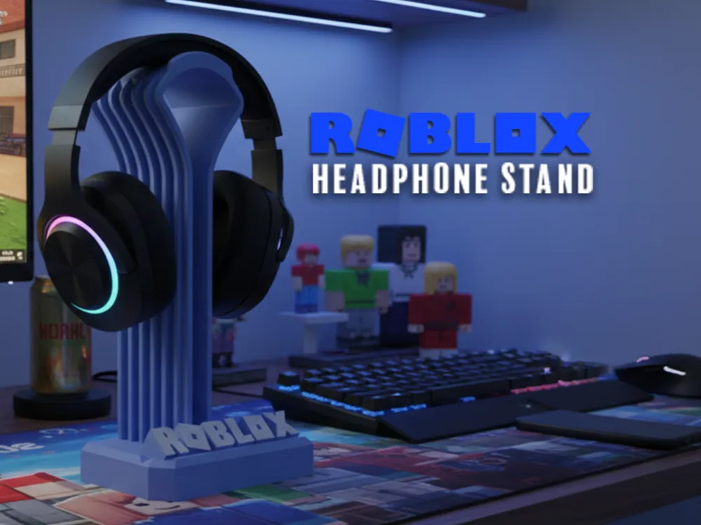 Roblox Headphone Stand - Free 3D Print Model - MakerWorld