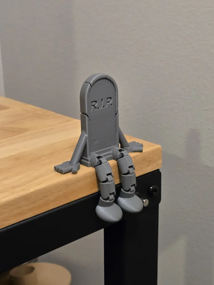 RIP Tombstone Buddy by Golden 3D MakerWorld: Download Free 3D Models