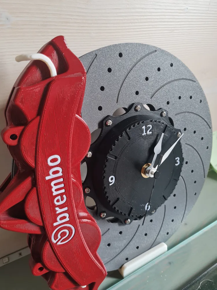 Brembo Caliper Clock by Dodo MakerWorld: Download Free 3D Models