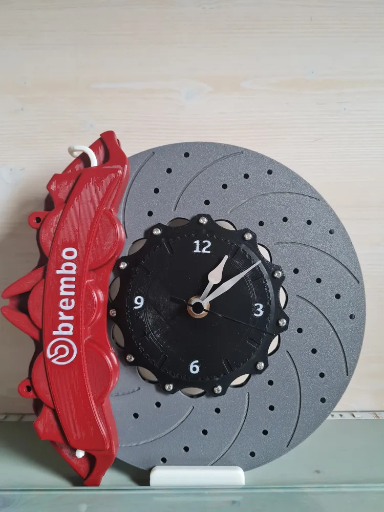 Brembo Caliper Clock by Dodo MakerWorld: Download Free 3D Models