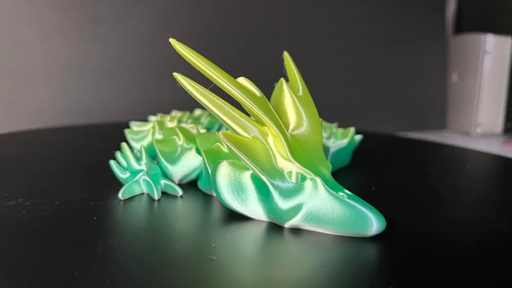 'HORNY DRAGON' - PRINT-IN-PLACE, ARTICULATED DRAGON - SUPPORT FREE by ...