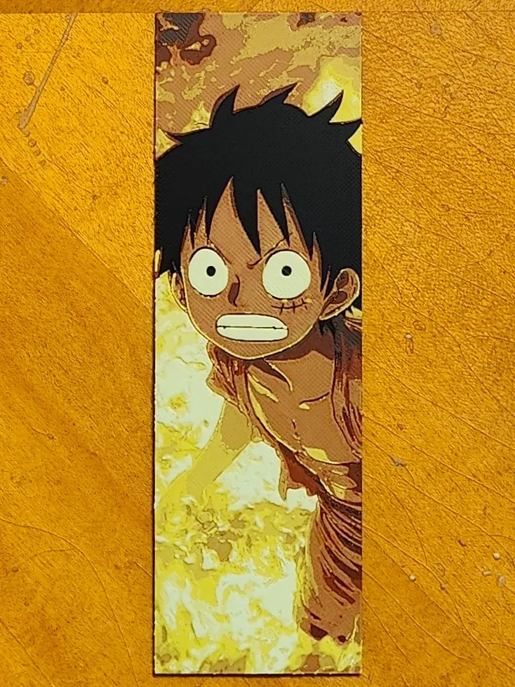 Luffy Bookmark - 4 Colours by Sarge - MakerWorld