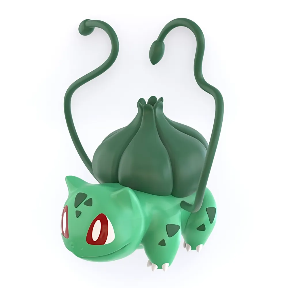Bulbasaur Model Starting Pokemon; Split and Full by ABC3D Models ...
