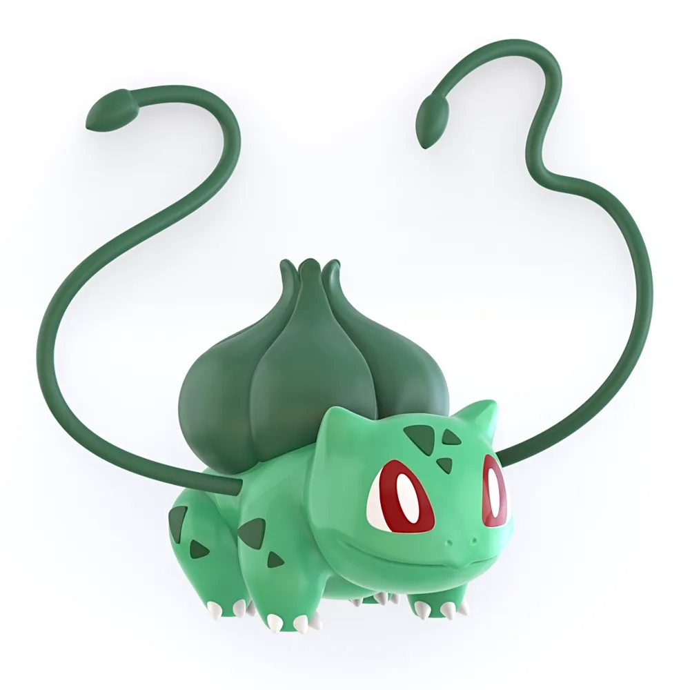 Bulbasaur Model Starting Pokemon; Split and Full by Nostalgic 3D Models ...