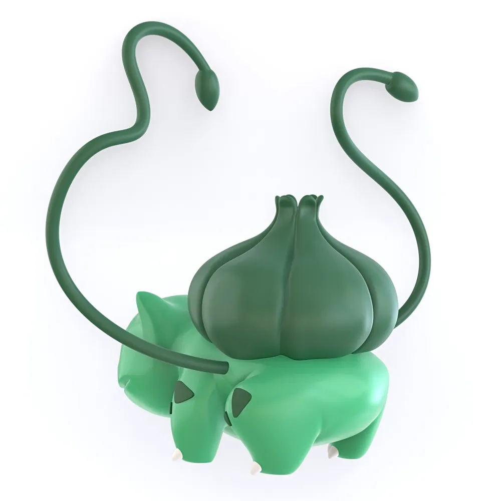 Bulbasaur Model Starting Pokemon; Split and Full by Nostalgic 3D Models ...