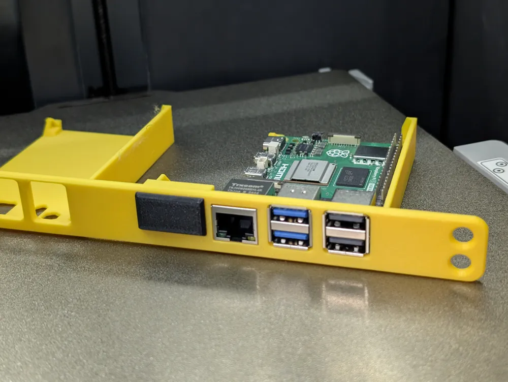 Raspberry Pi 5 Pi 3 Rack Mount 10" HDMI screw snap by ZeroPrint ...